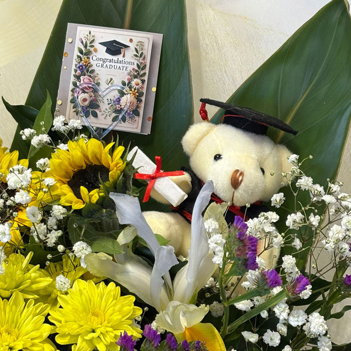 Golden Graduate Bouquet | West End Brisbane Florist Delivery