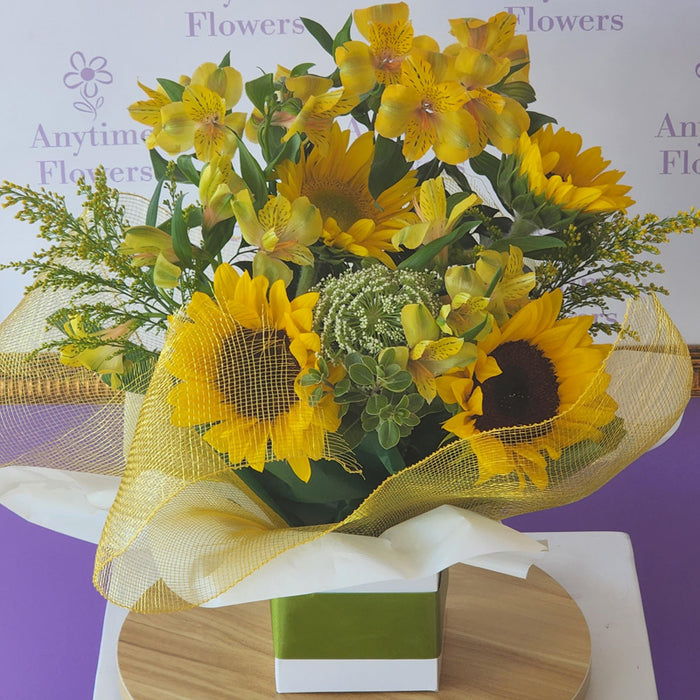 Sunflower Delight Mini-Box | Bright Sunflower Flowers West End Brisbane