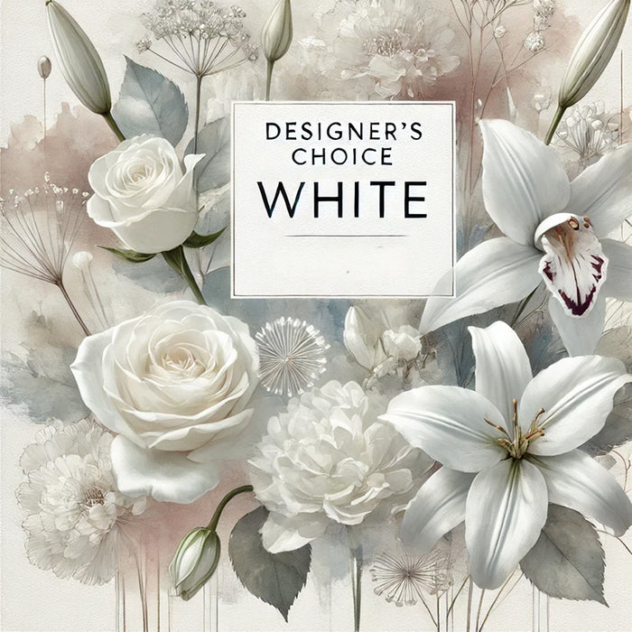 Designer's Choice: White | Elegant White Flower Arrangements